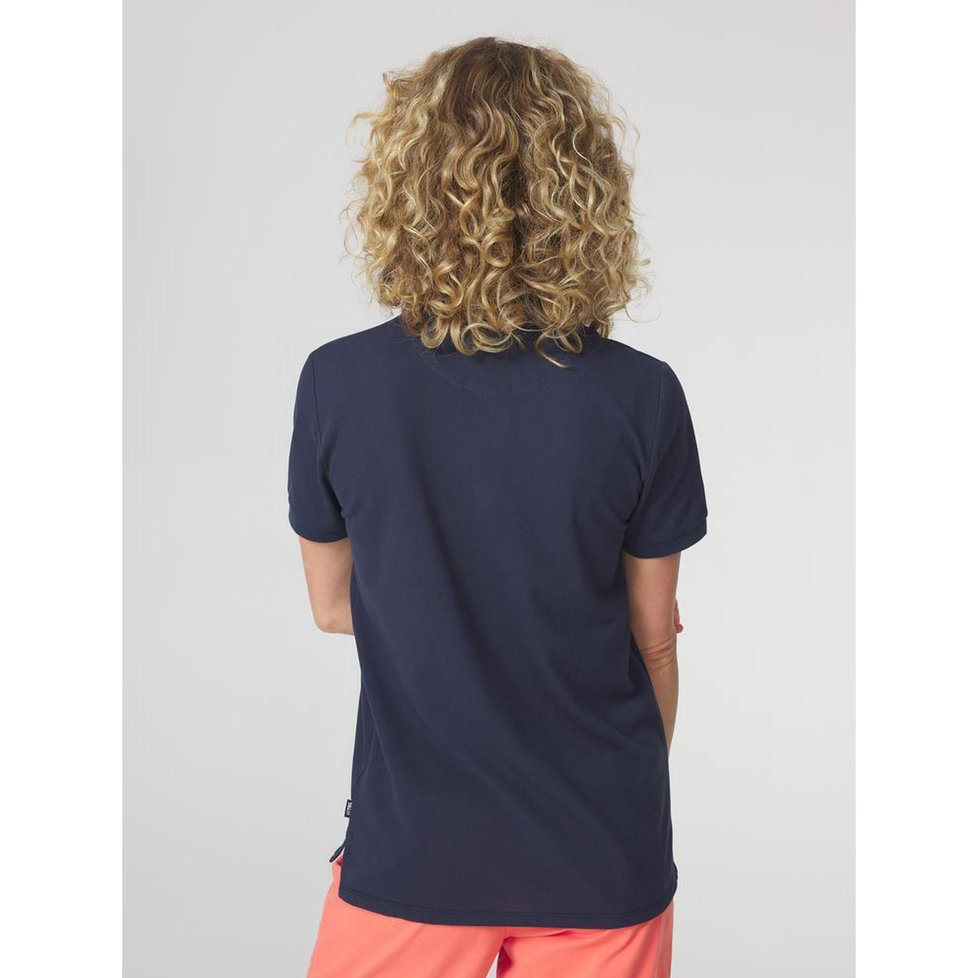 Polo manches courtes femme BONIEPOL Arctique - 97% coton TBS | Decathlon