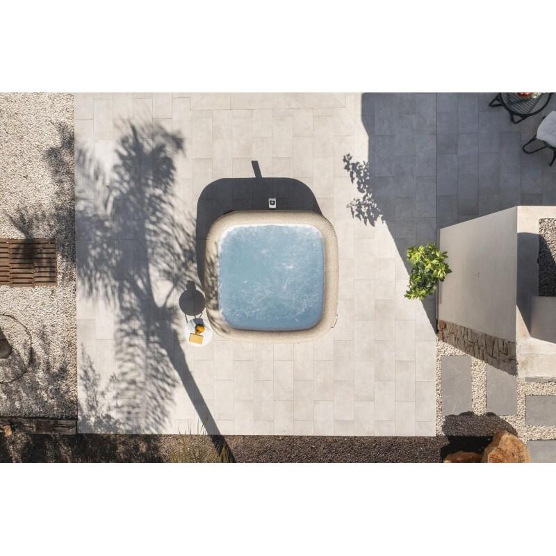 Bestway Lay-Z Spa gonflable carré Rome Smart AirJet EnergySense 5 - 7 ...