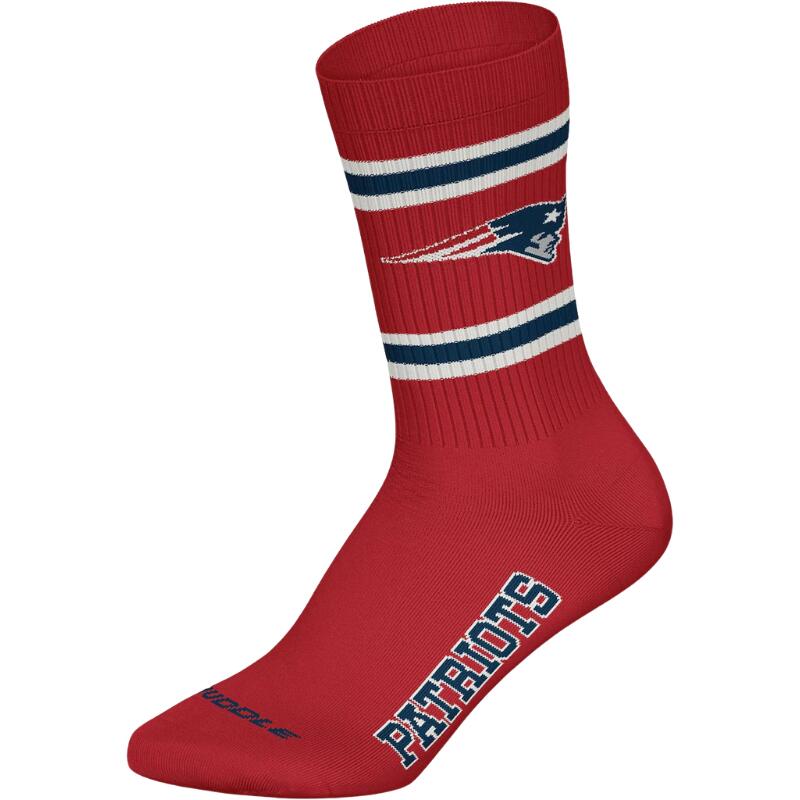 NFL Huddle 3pk Crew Socks 43/46 New England Patriots | Decathlon