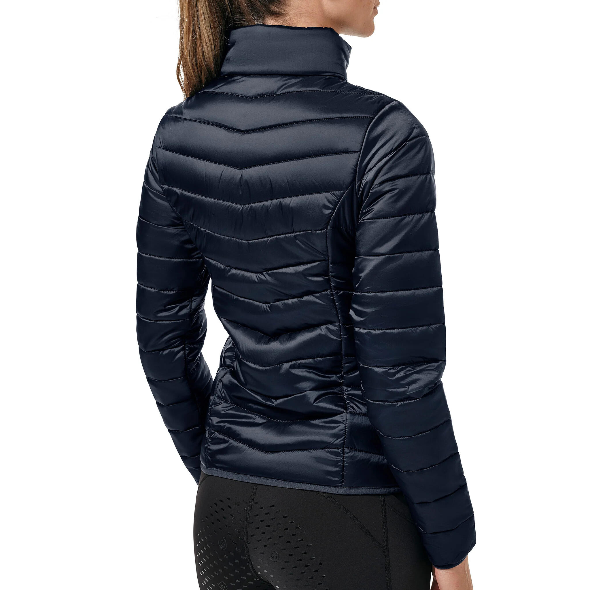 Women's puffer jacket without embroidery Equestrian Stockholm Classic ...