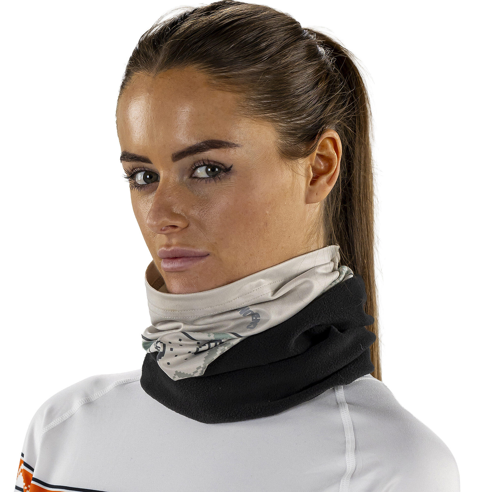 Polar Plus Neck Warmer Stone Fairasle | Decathlon