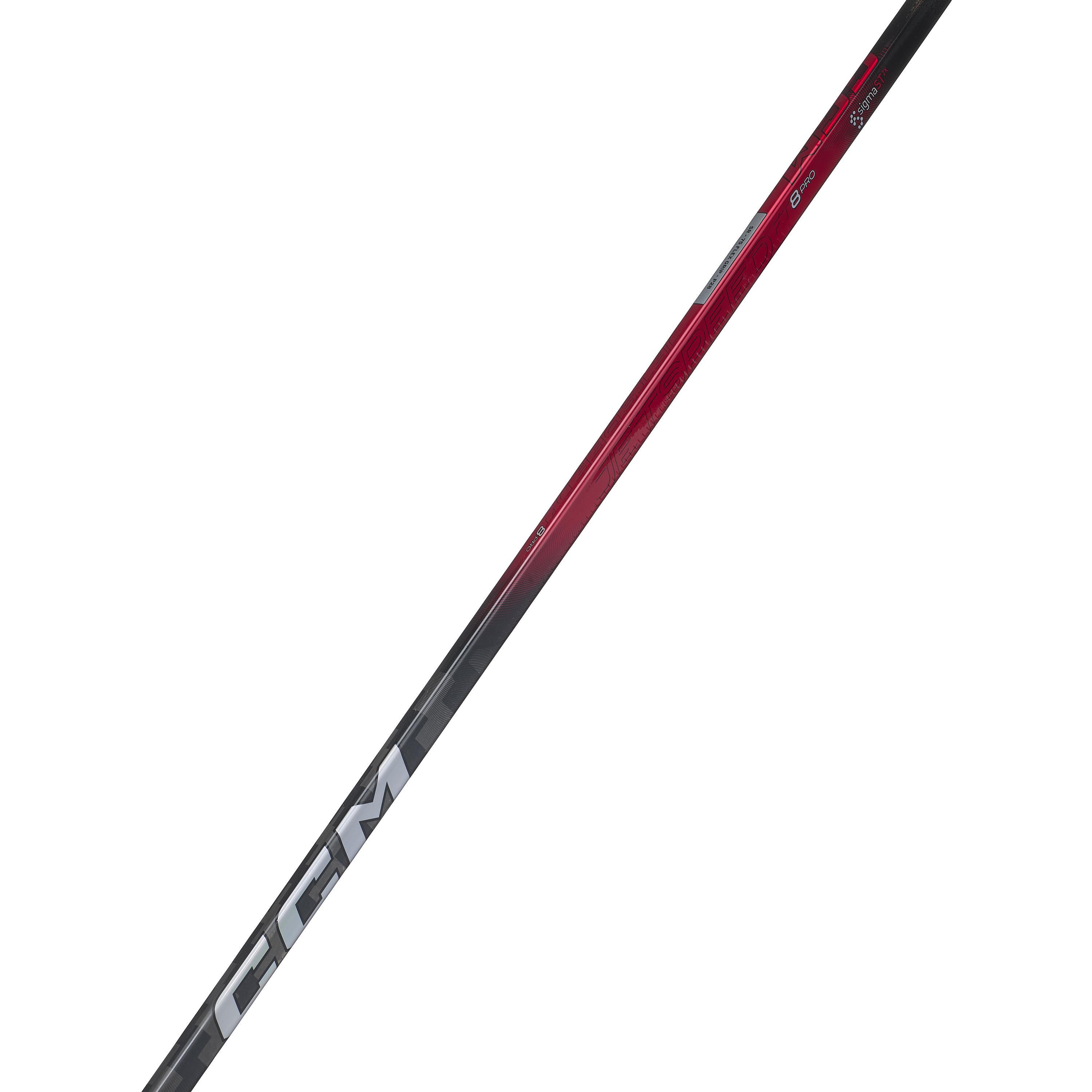 CCM JetSpeed FT8 Pro Red Special Color Senior ijshockey stick | Decathlon