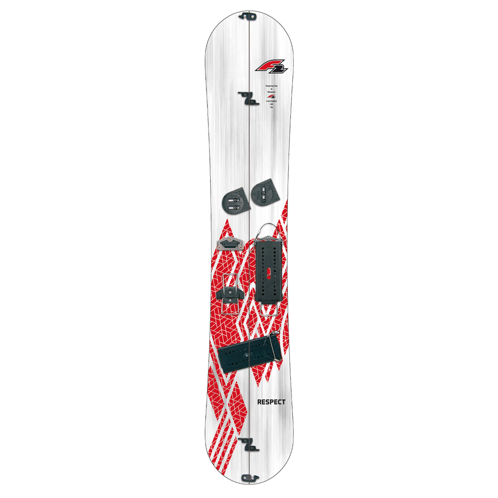 F2 Snowboard Respect + Voile & Skins Splitboard Sondermodell 168cm ...