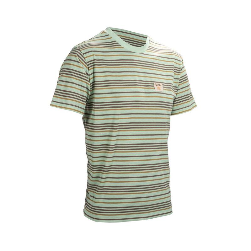 Maillot stretch MTB Gravity 1.0 en tissu Tencel Marron Homme LEATT ...