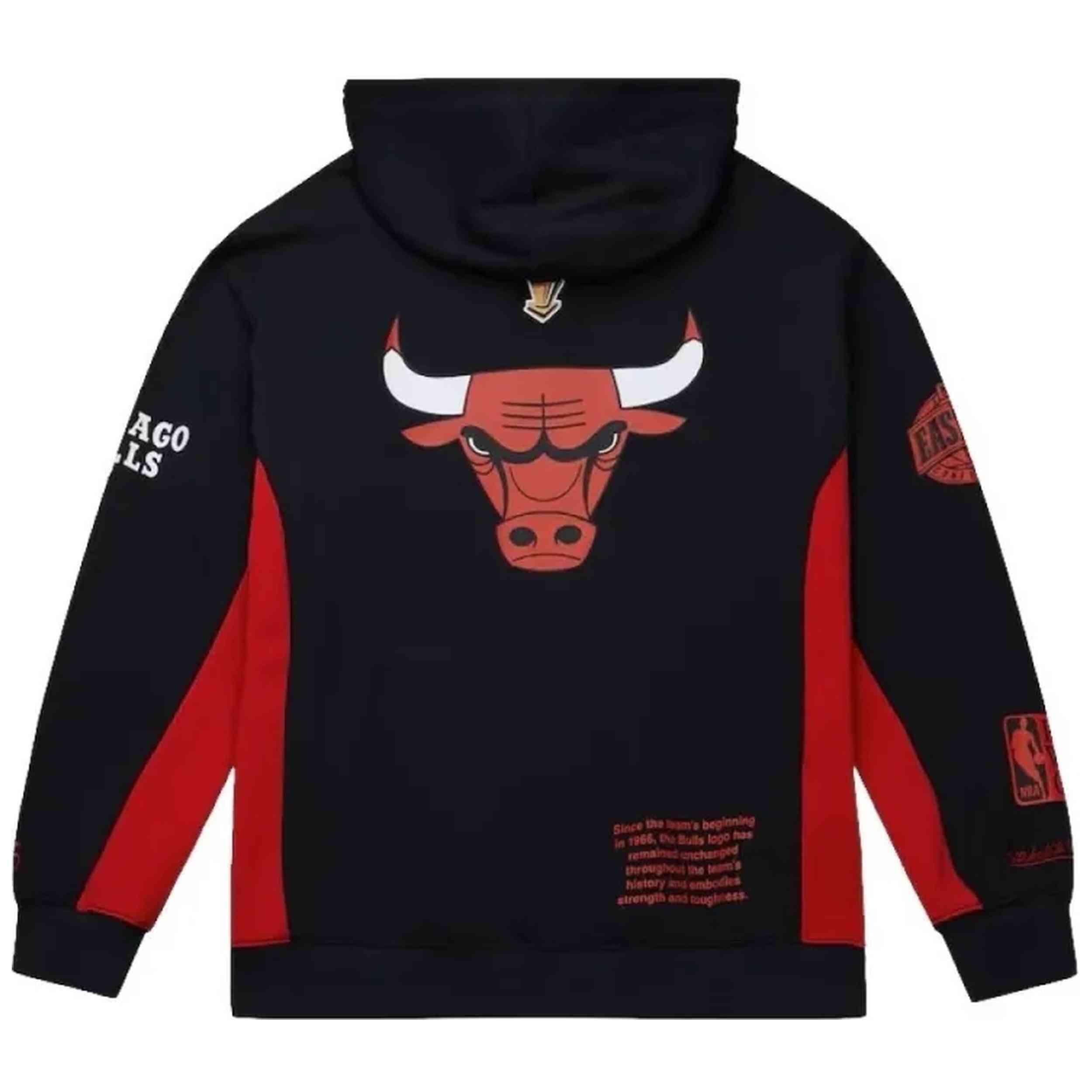 Hoodie Mitchell & ness model TH9263-CBUBLCK voor unisex | Decathlon