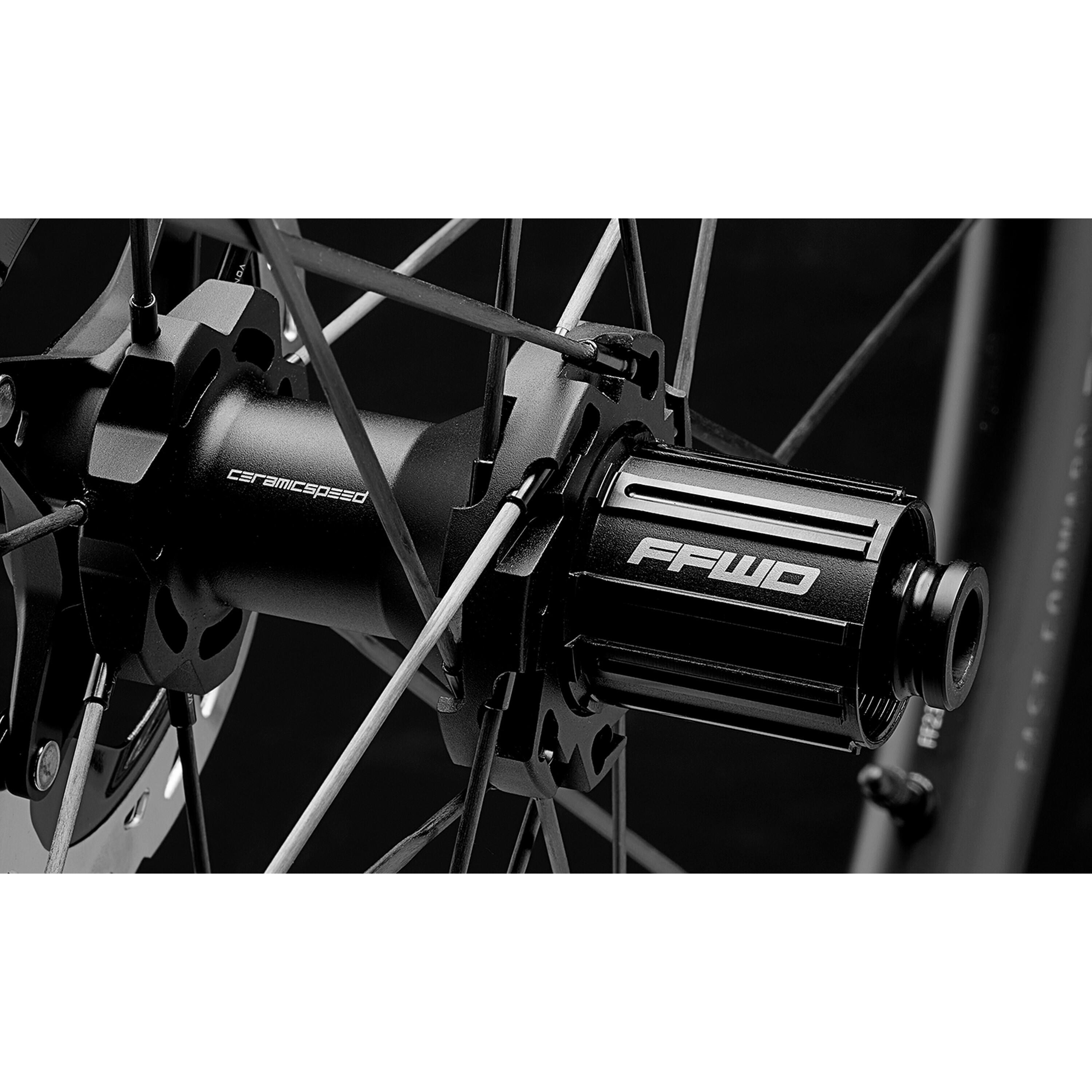 Pair of tlr disc wheels Fast Forward RAW 55 - Ceramicspeed/Shimano FAST ...