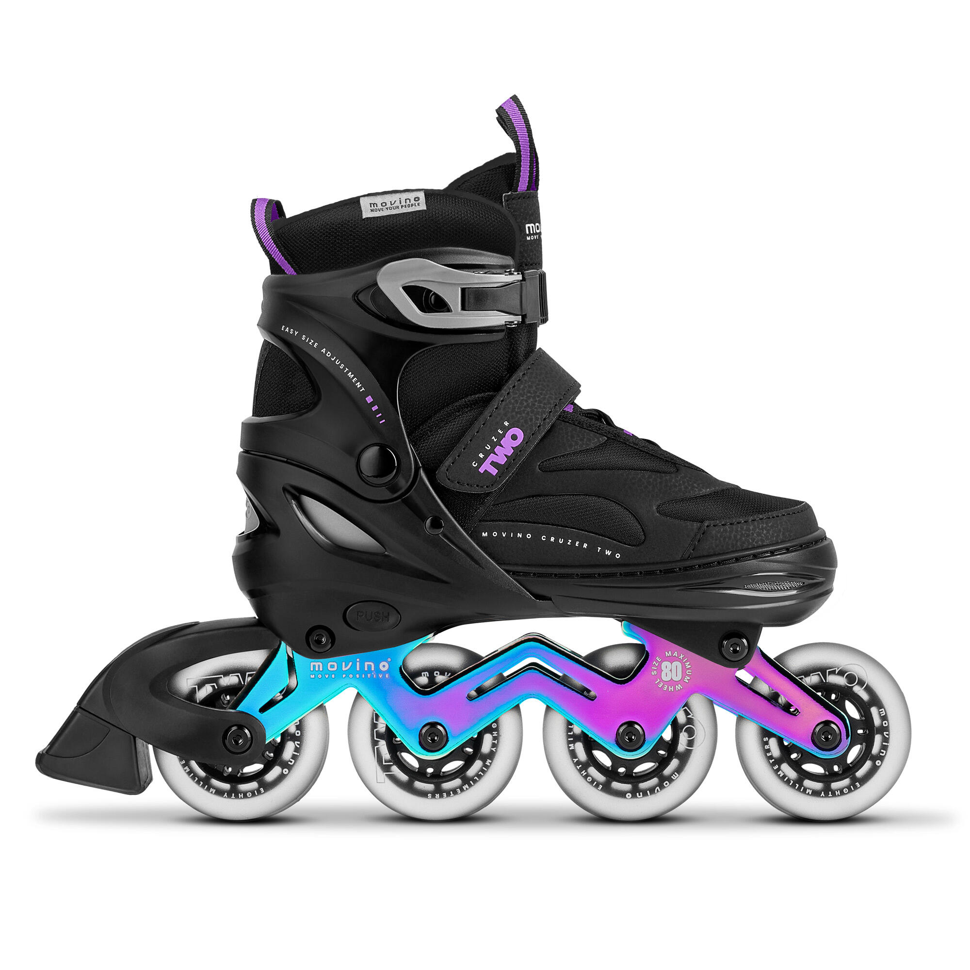 Verstellbare Fitness Inline-skates Movino Cruzer Two | Decathlon