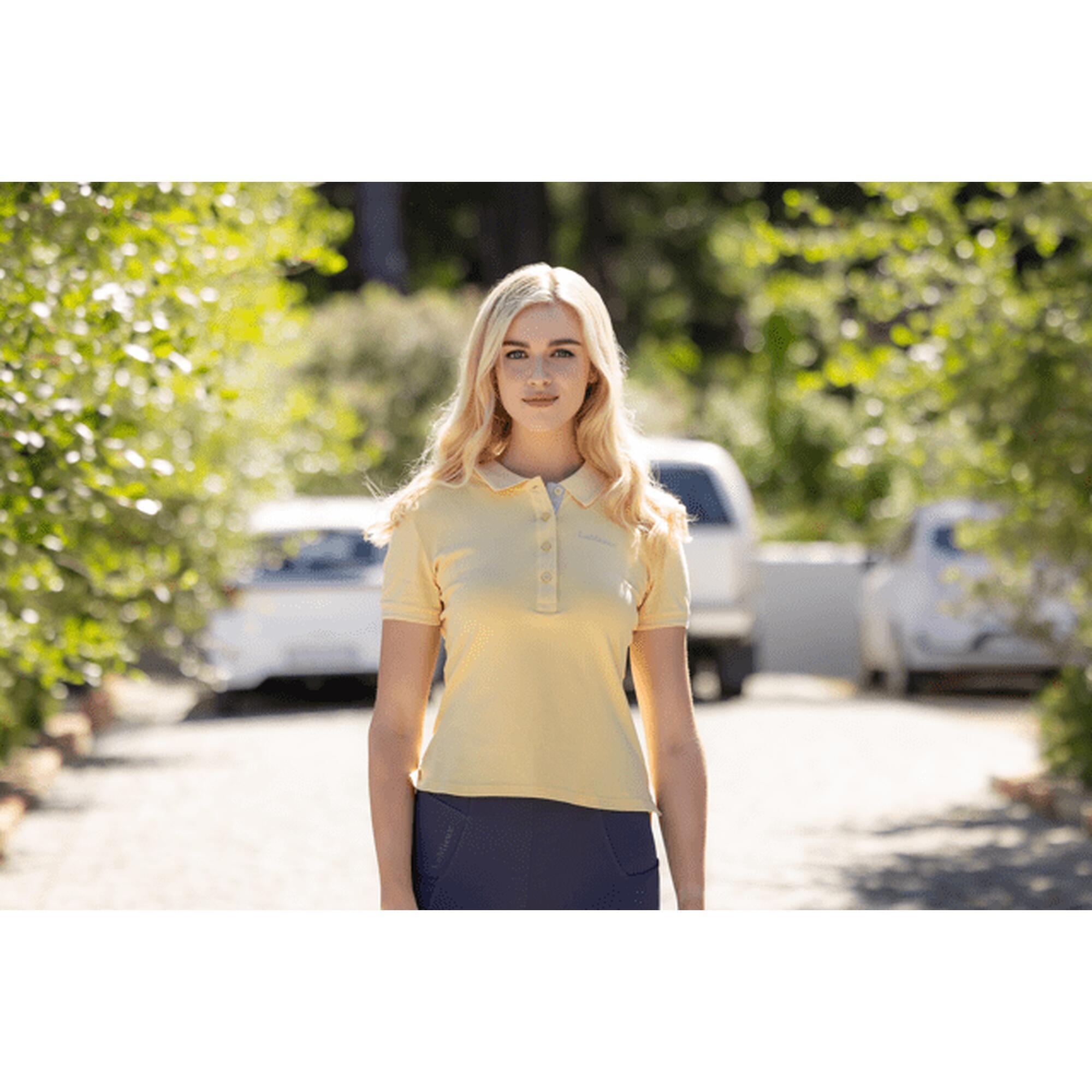 Lemieux Classic Polo Shirt Dames Geel - LEMIEUX - Decathlon