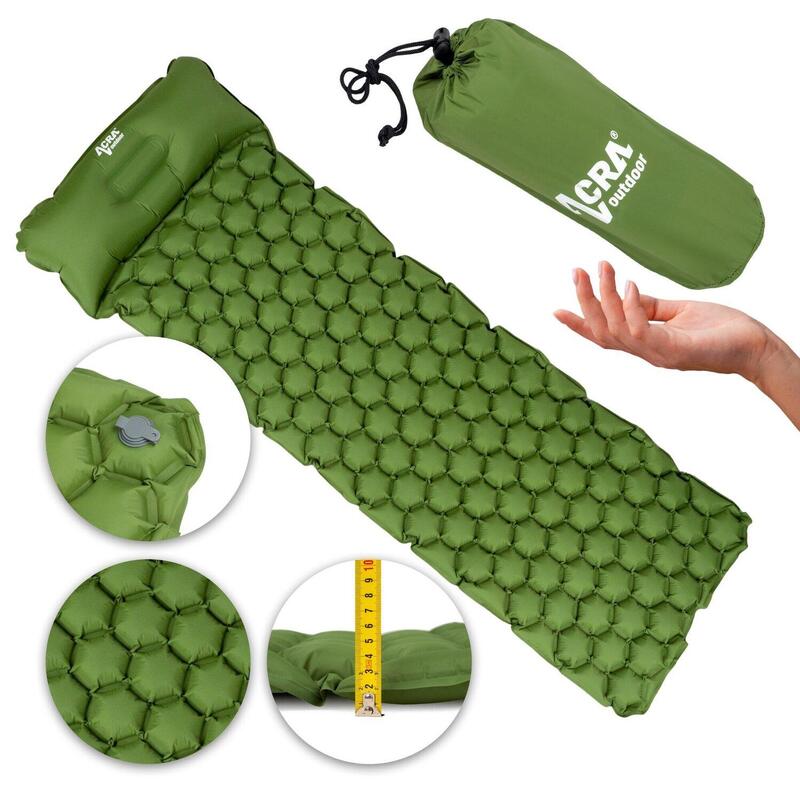 Nafukovací karimatka s polštářkem L140CL ACRA - Decathlon