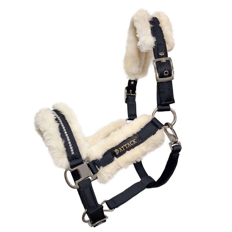 Kantar dla konia z futerkiem Onyx JD ATTACK JD ATTACK | Decathlon