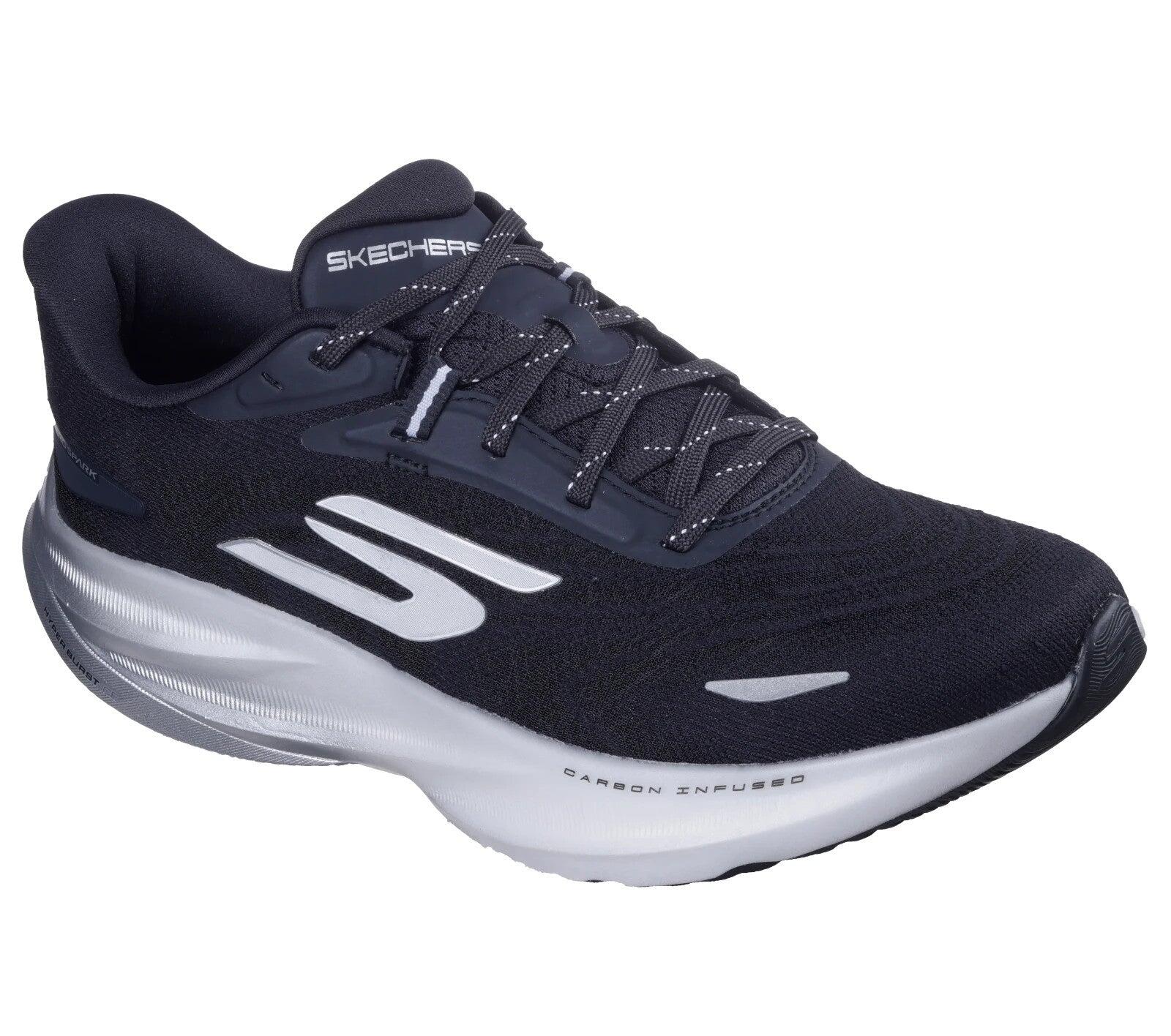 SKECHERS Aero Spark 246200 BKW Running Shoes Black/White - Decathlon