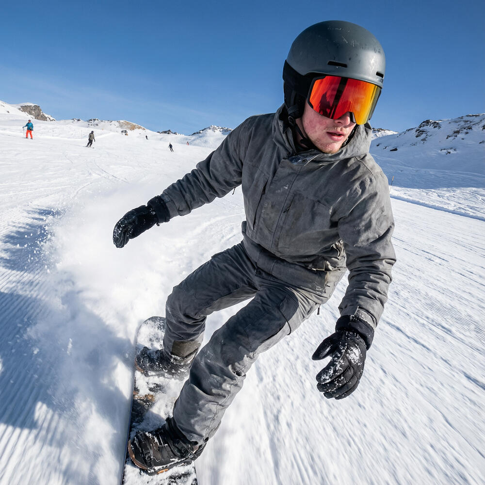 Fluor Eyewear HX-054 - Maschera da neve unisex C4, nera/rossa FLUOR ...