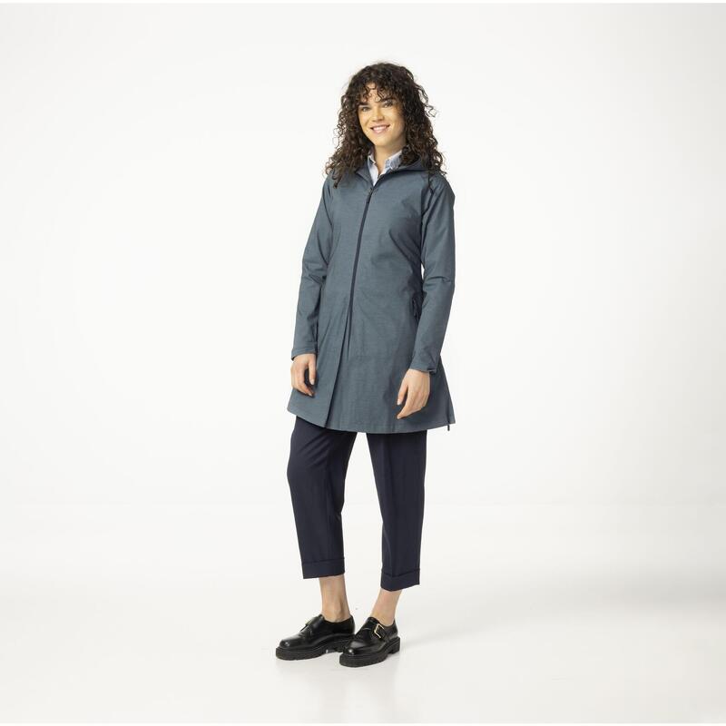 SeQ Veste imperméable Urban Outdoor Femme Steel Blue AGU | Decathlon