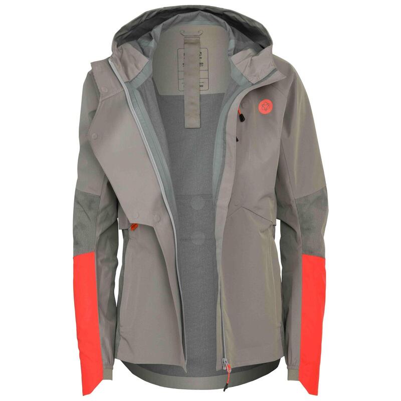 Tech Rain Jacket Commuter Women Hi-vis & Reflection Black AGU - Decathlon
