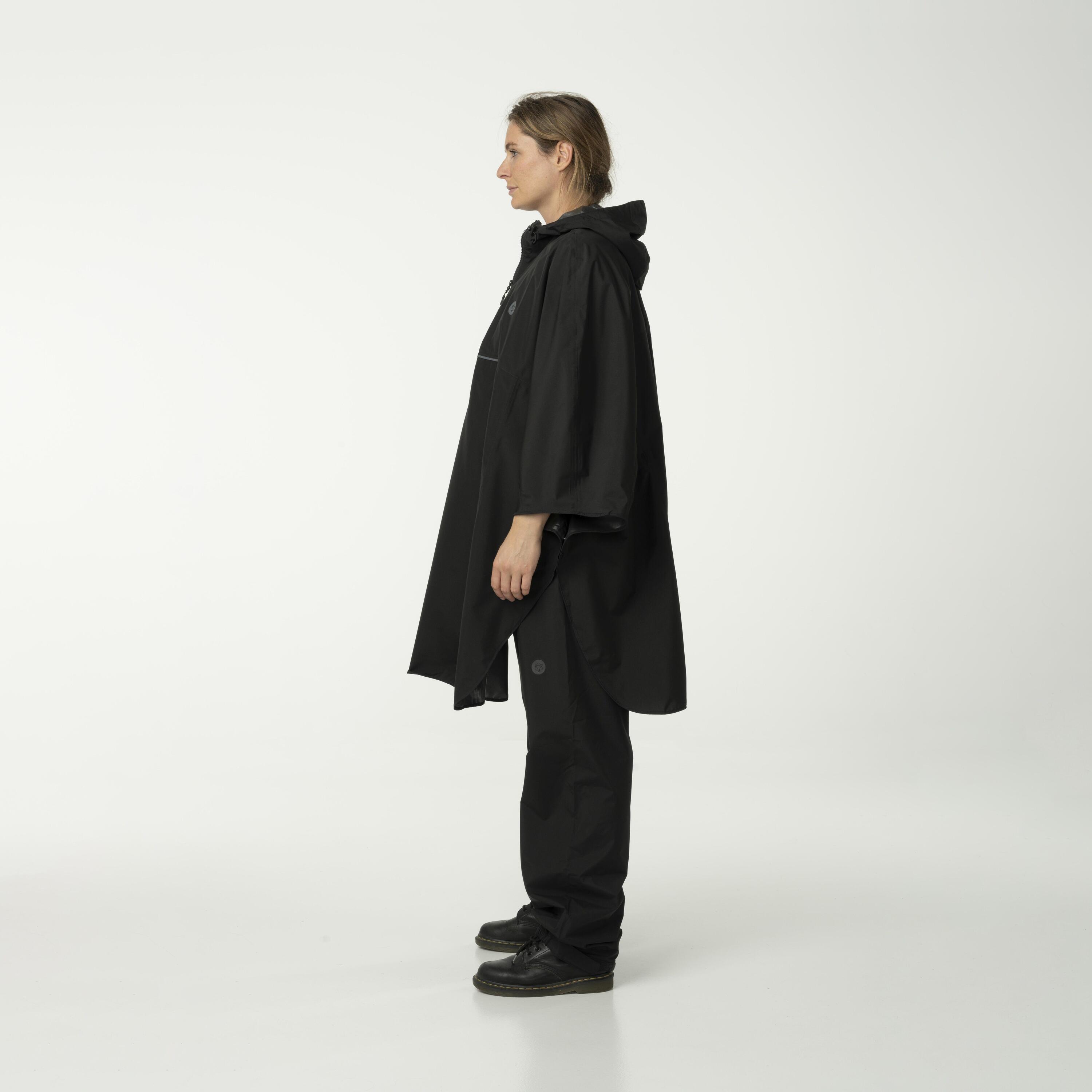 Poncho de pluie Go Grant Essential Noir Taille unique | Decathlon