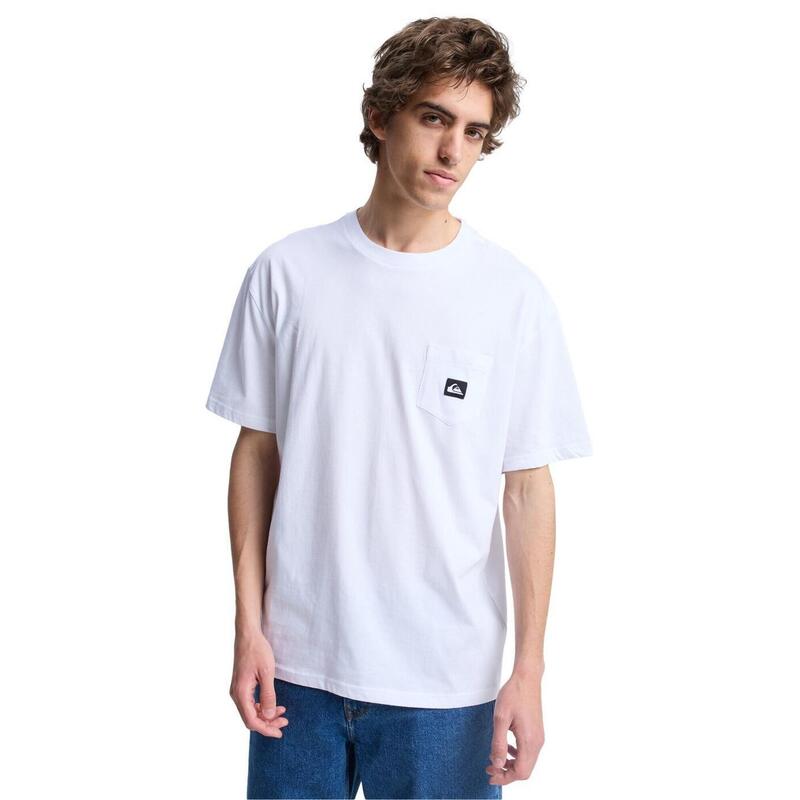 T-shirt à manches courtes SALT WATER POCKET Marron Homme QUIKSILVER ...
