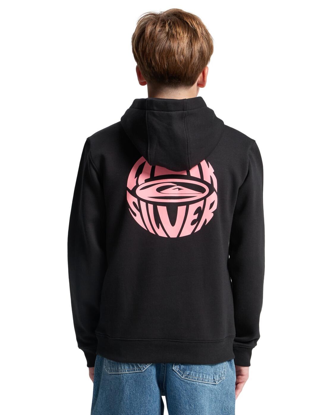 Kapuzenpulli QUIK GLOBE Schwarz Junge | Decathlon