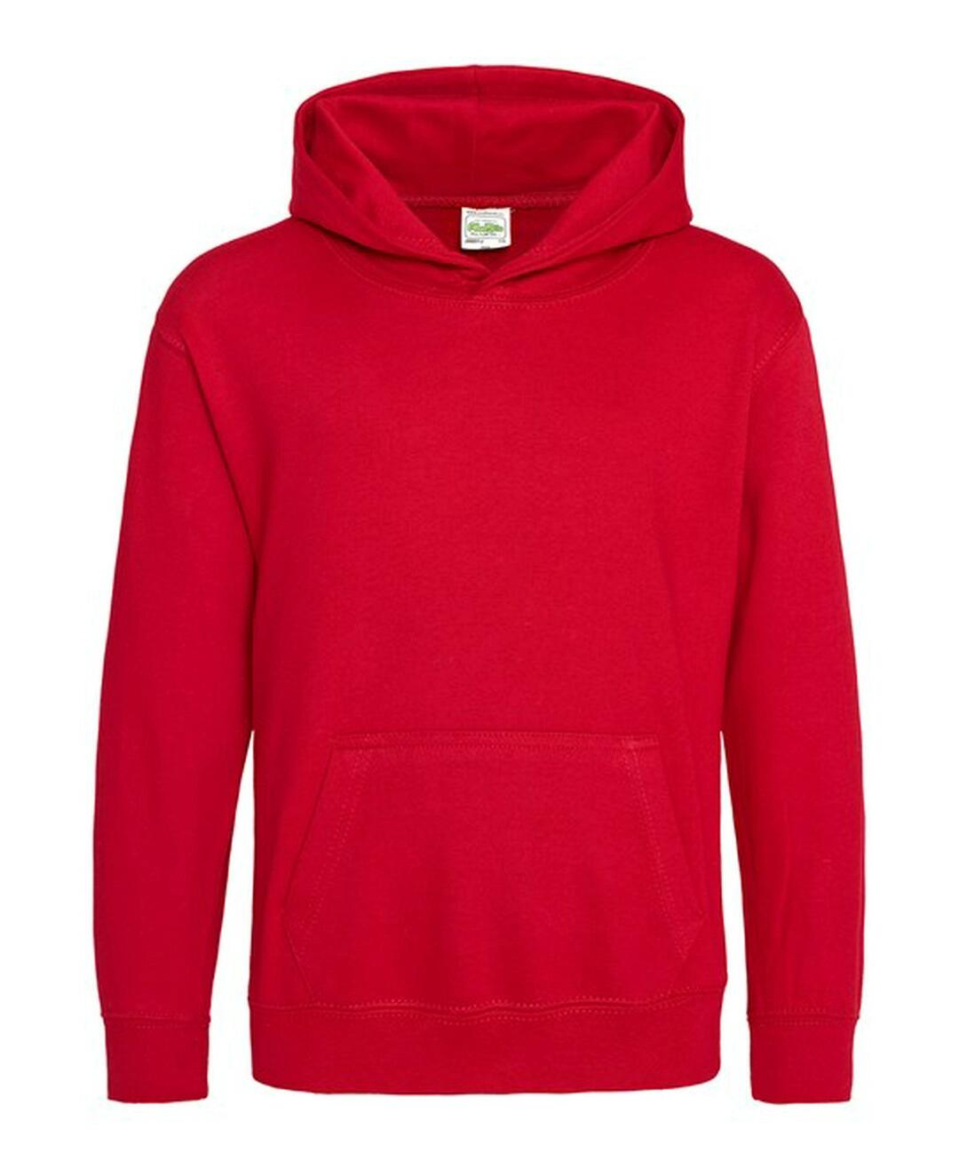 AWDis Unisex Kids Simple Hoodie - Cherry red | Decathlon