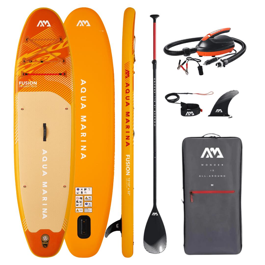 Aqua Marina Fusion 10'10 Set SUP Gonfiabile con Pompa Elettrica ...