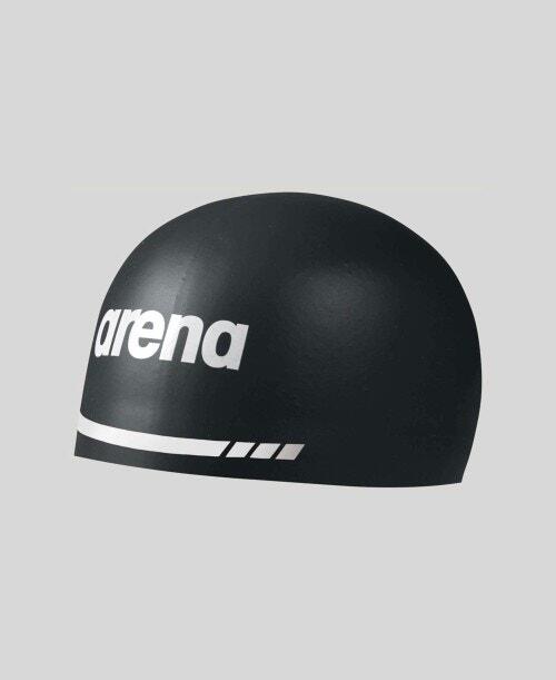 Arena 3D Soft Swimming Cap Silicone Hat For Training and Racing - White ...