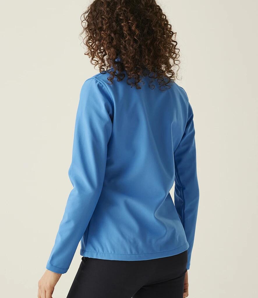Regatta Ladies Ablaze Printable Soft Shell Jacket - Blue | Decathlon