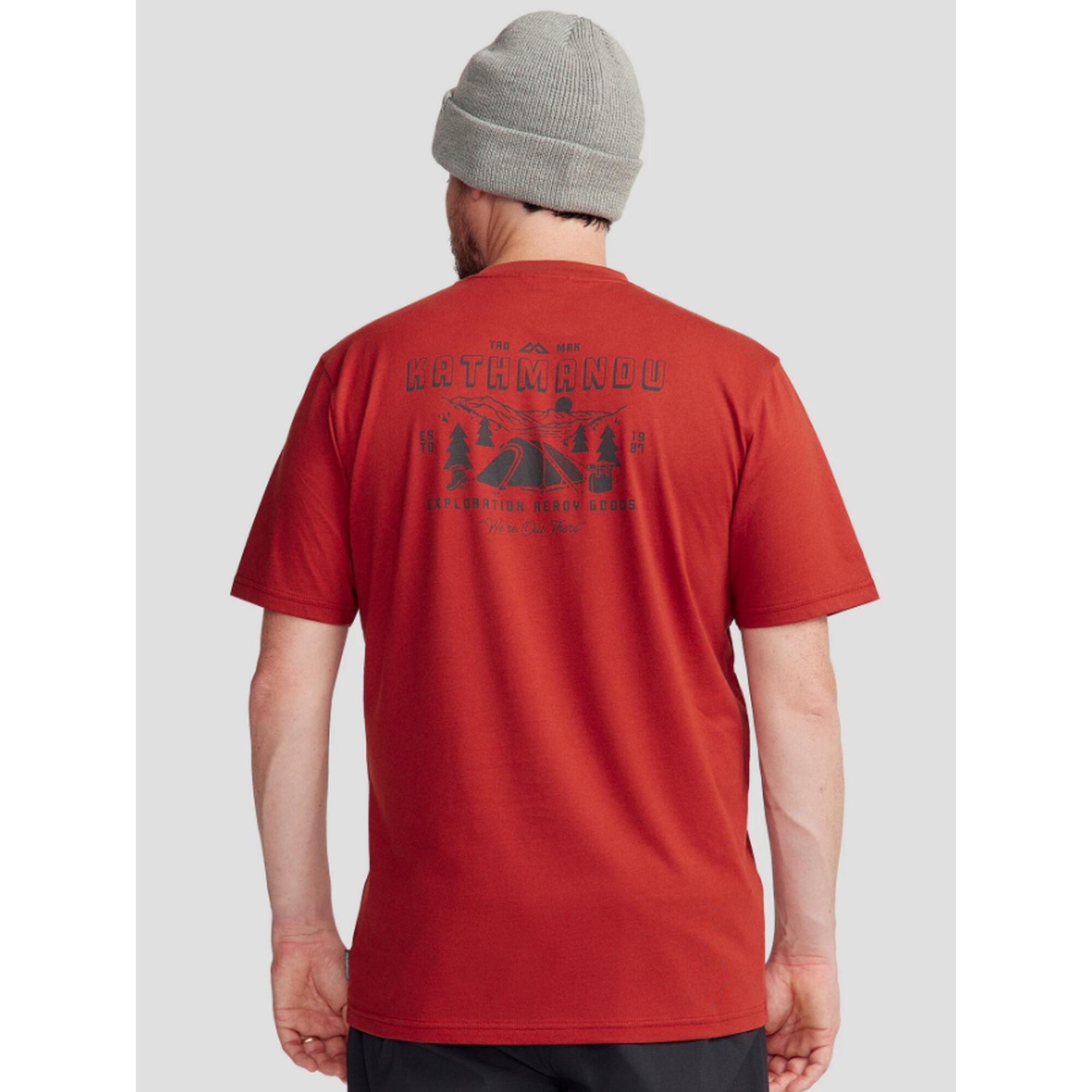 Tee Shirt en Coton Kathmandu "Graphic Men's Exploration Organic Cotton ...