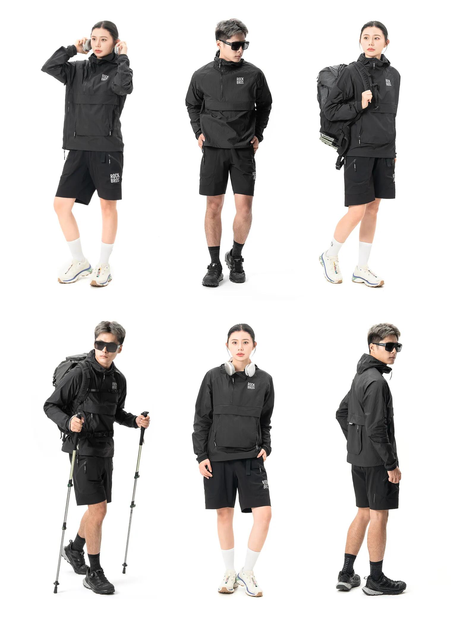 Lightweight Windbreaker with Detachable Pocket ROCKBROS | Decathlon