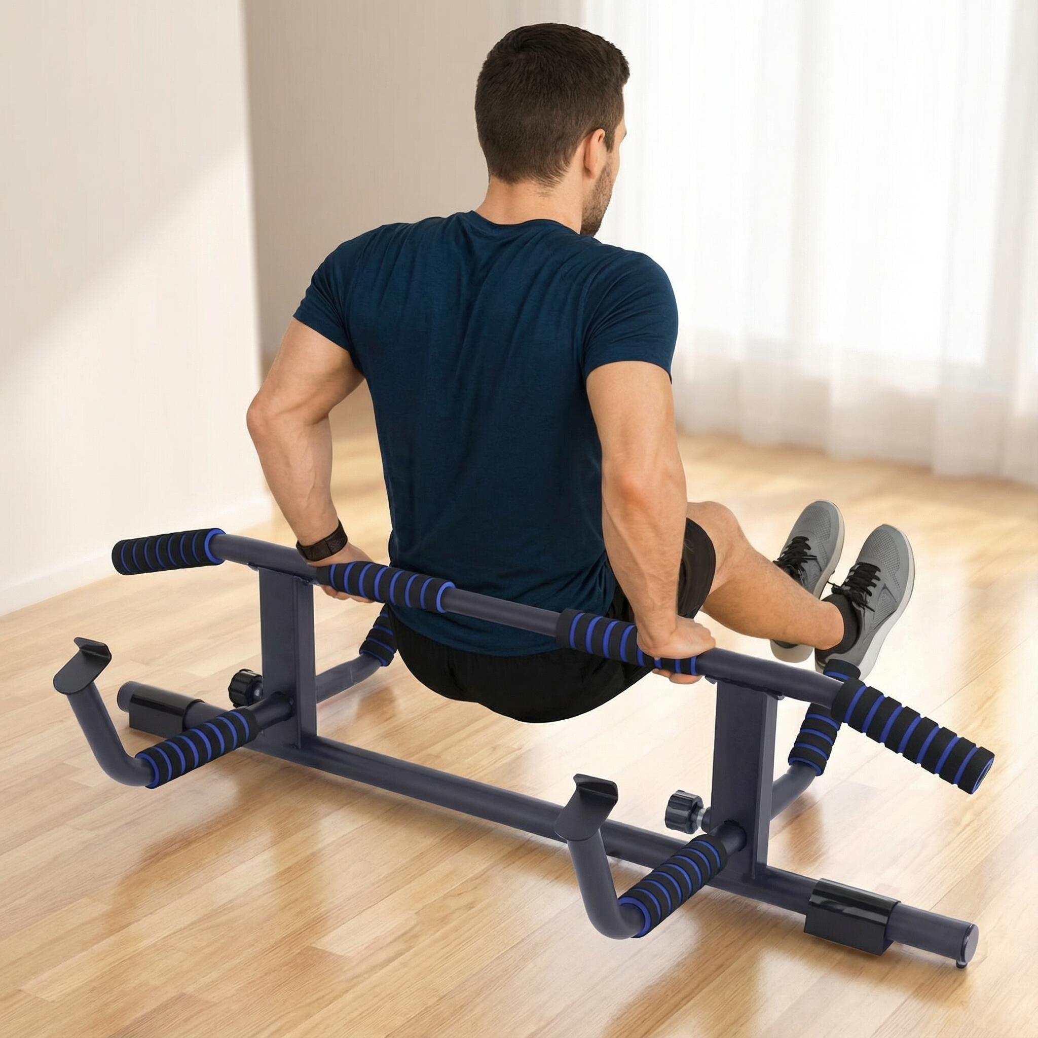 Vitalic Klimmstange & Pull-Up Bar – Ohne Bohren, bis 200 kg, Türmontage ...