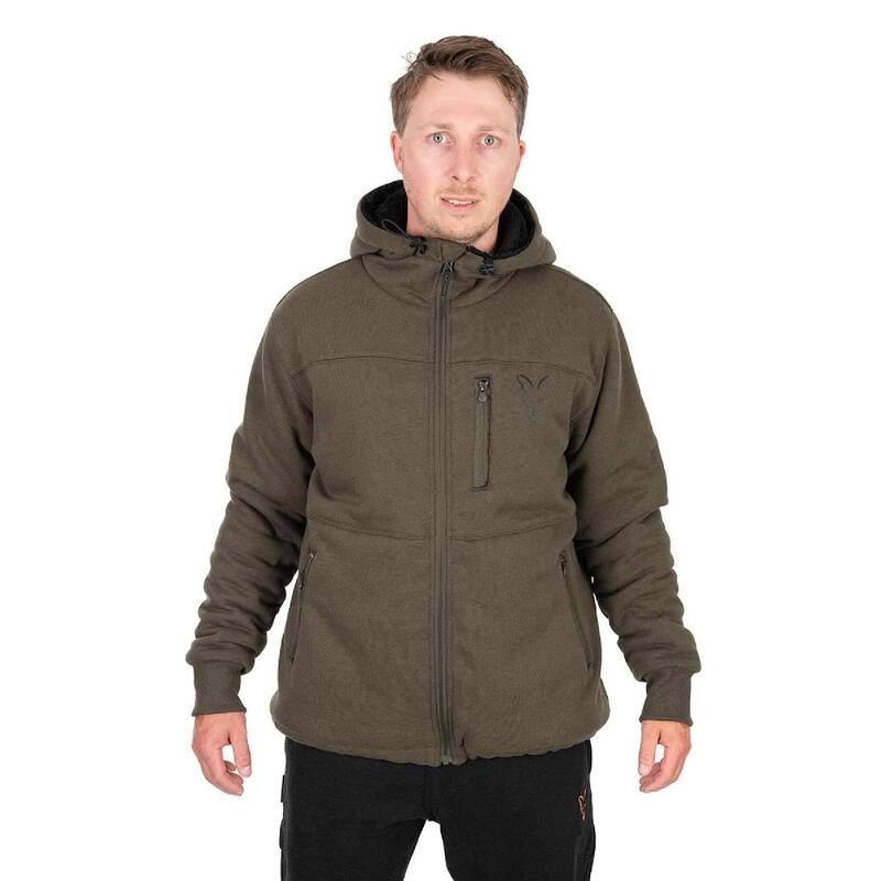 Fox Collection Sherpa Jacket Green & Black Medium FOX | Decathlon