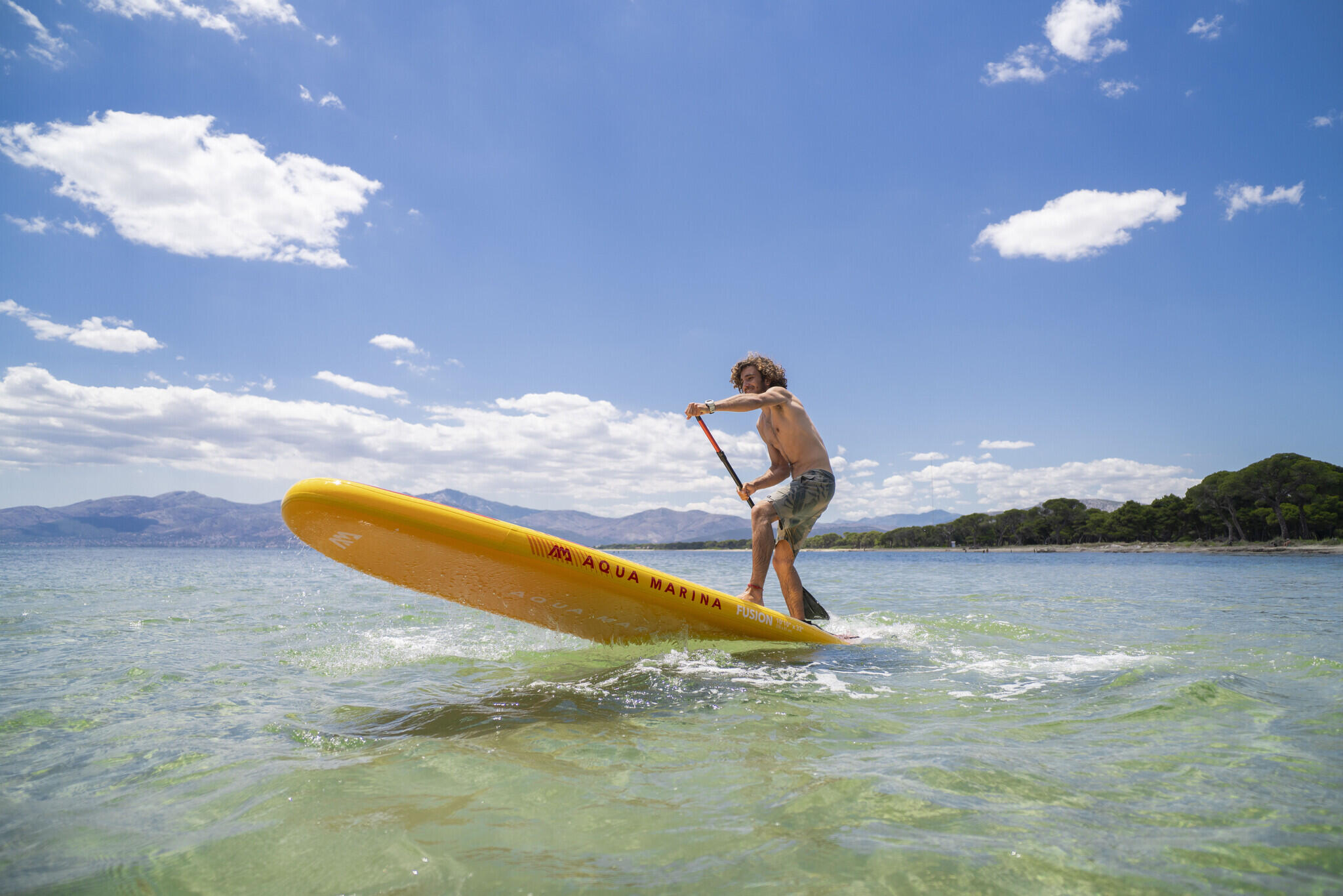 Fusion 10ft 10 All Round Inflatable Stand Up Paddle board | Decathlon