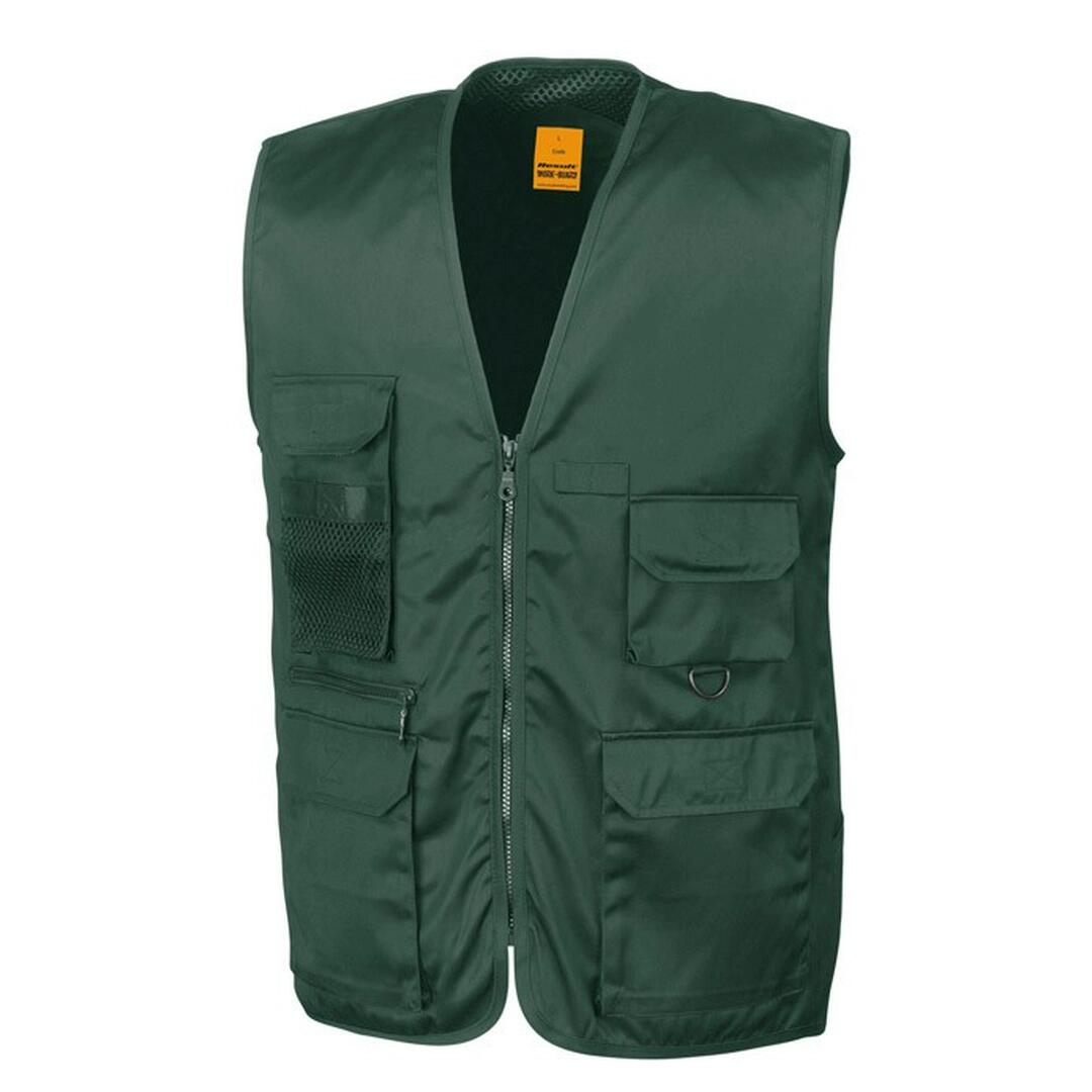 Result Work-Guard Safari Waistcoat - Orange | Decathlon