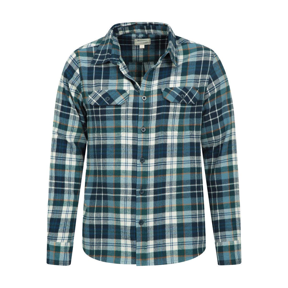 Mens Trace Flannel Shirt (Pack of 2) (Corn Blue) MOUNTAIN WAREHOUSE ...