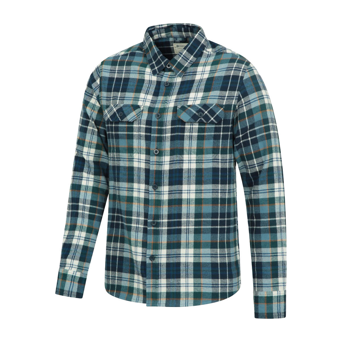 Mens Trace Flannel Shirt (Pack of 2) (Corn Blue) MOUNTAIN WAREHOUSE ...