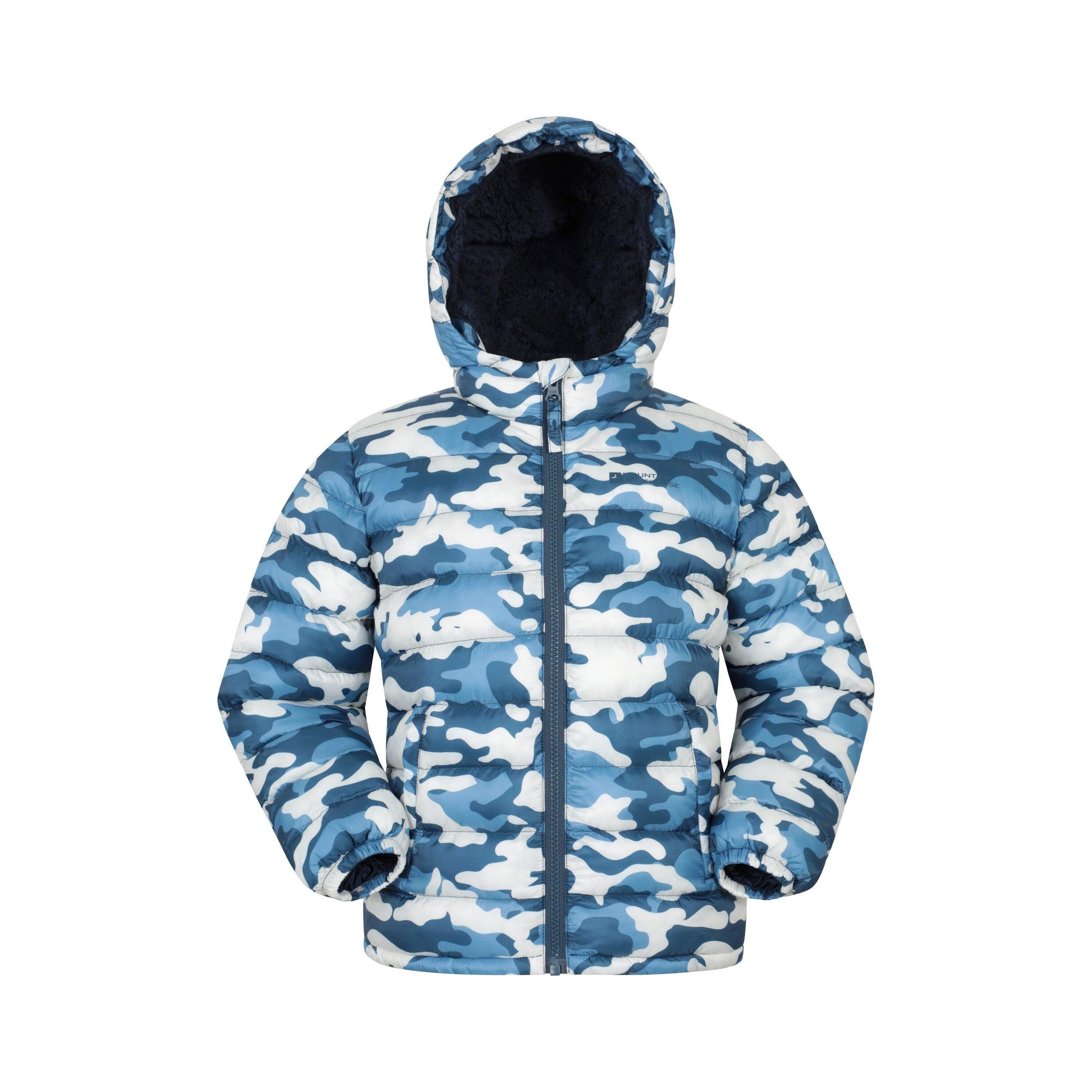 Childrens/Kids Seasons Faux Fur Lined Padded Jacket (Rust) MOUNTAIN ...