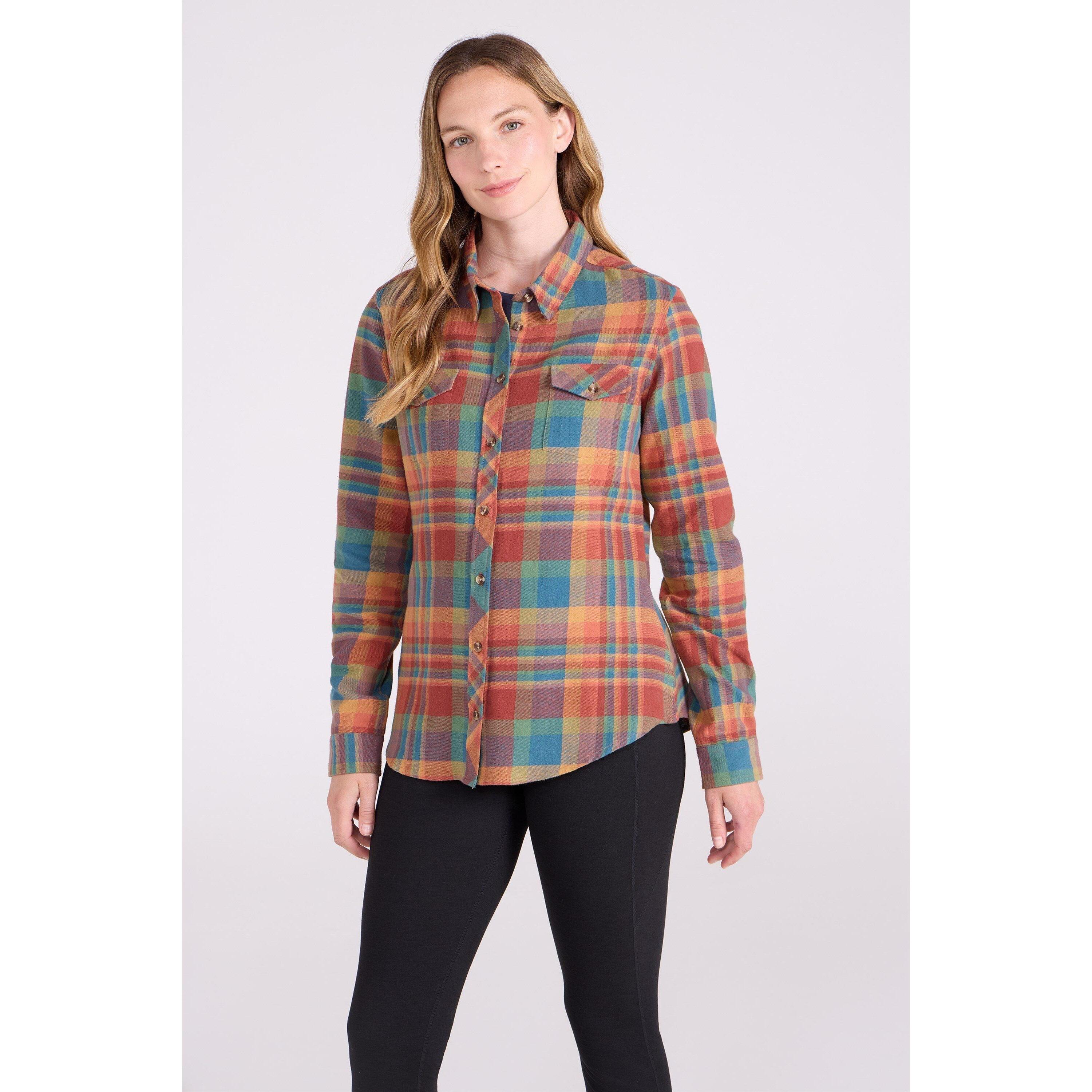 Womens/Ladies Willow Flannel Shirt (Off White) MOUNTAIN WAREHOUSE ...
