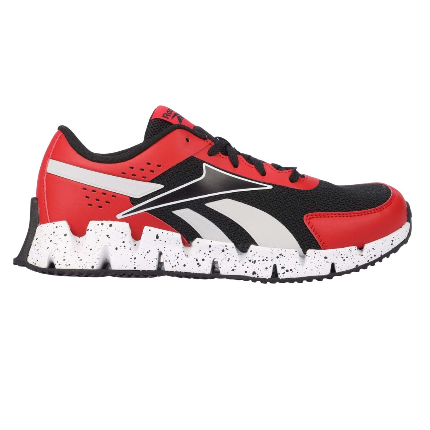 Childrens/Kids Dynamica 2.0 Zig Zag Trainers (Red/White) REEBOK | Decathlon
