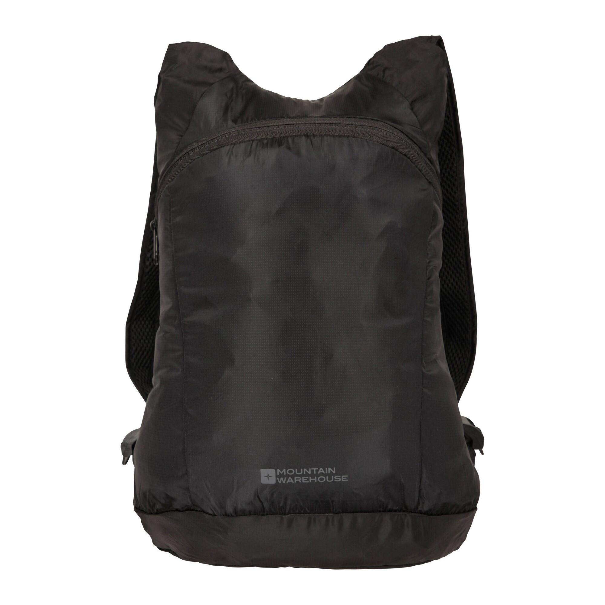 Packaway Backpack (Black) MOUNTAIN WAREHOUSE | Decathlon