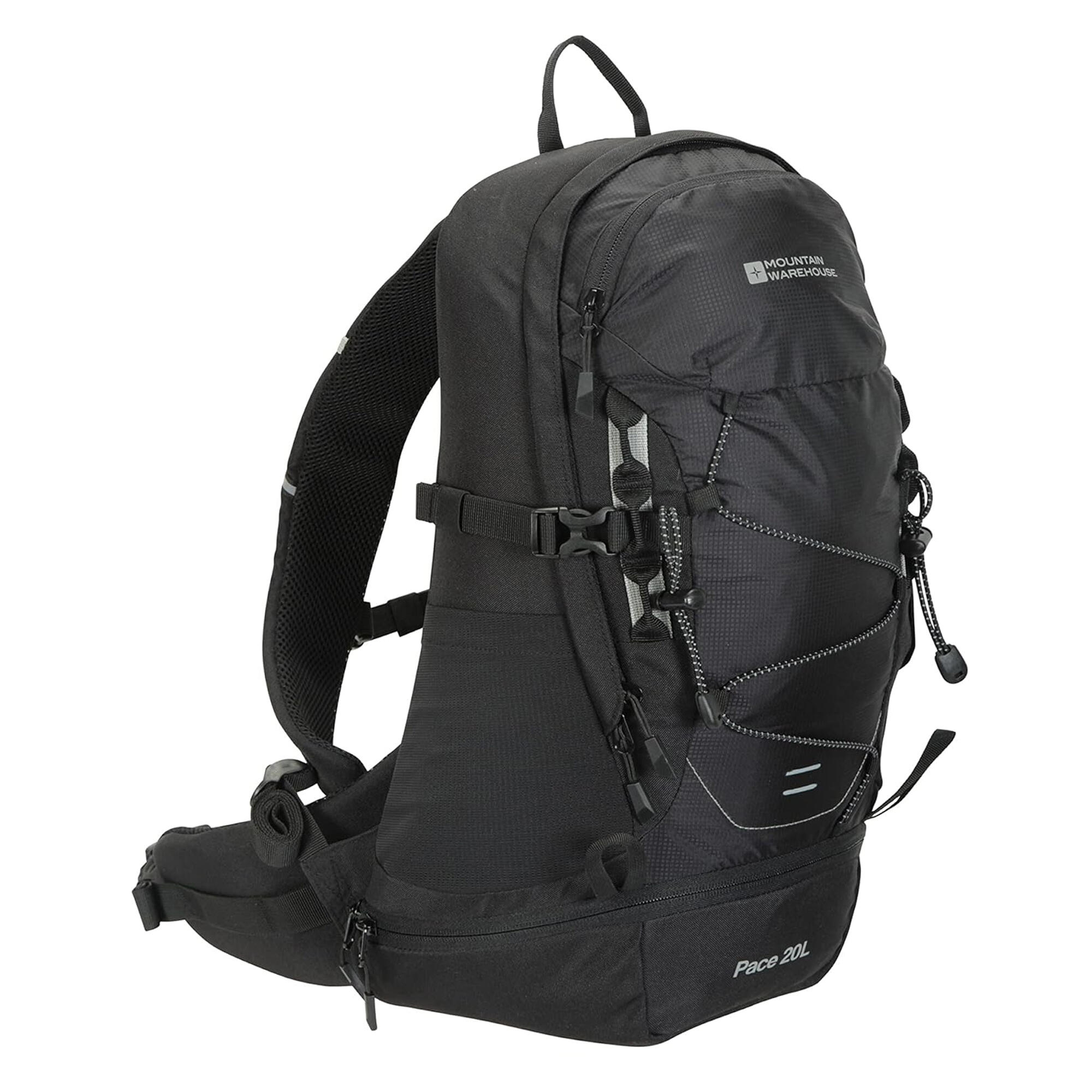 Pace 20L Backpack (Black) MOUNTAIN WAREHOUSE | Decathlon