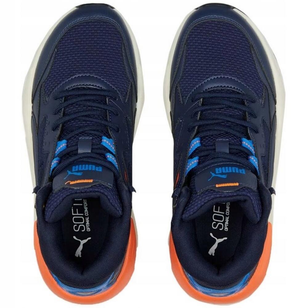 Childrens/Kids XRay Speed Wtr Mid Cut Trainers (Navy Blue) PUMA | Decathlon