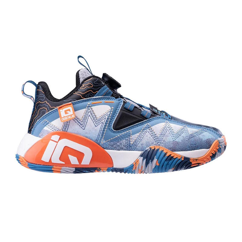 Baskets BASKY Enfant (Bleu / Noir / Orange) IQ | Decathlon