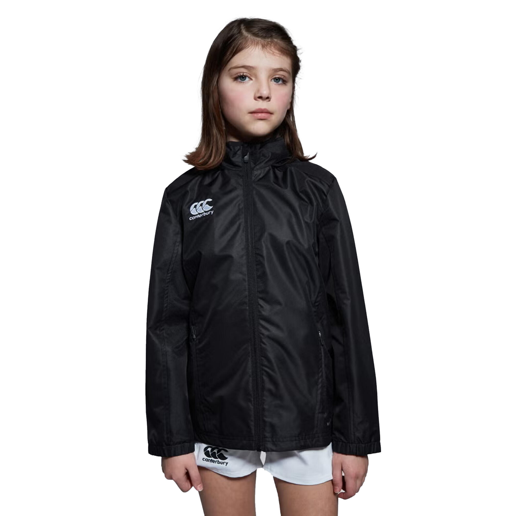 Childrens/Kids Club Vaposhield Waterproof Jacket (Black) | Decathlon