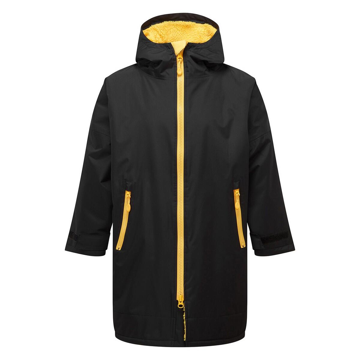 Childrens/Kids Changing Robe (Black/Charcoal) TRIDRI | Decathlon