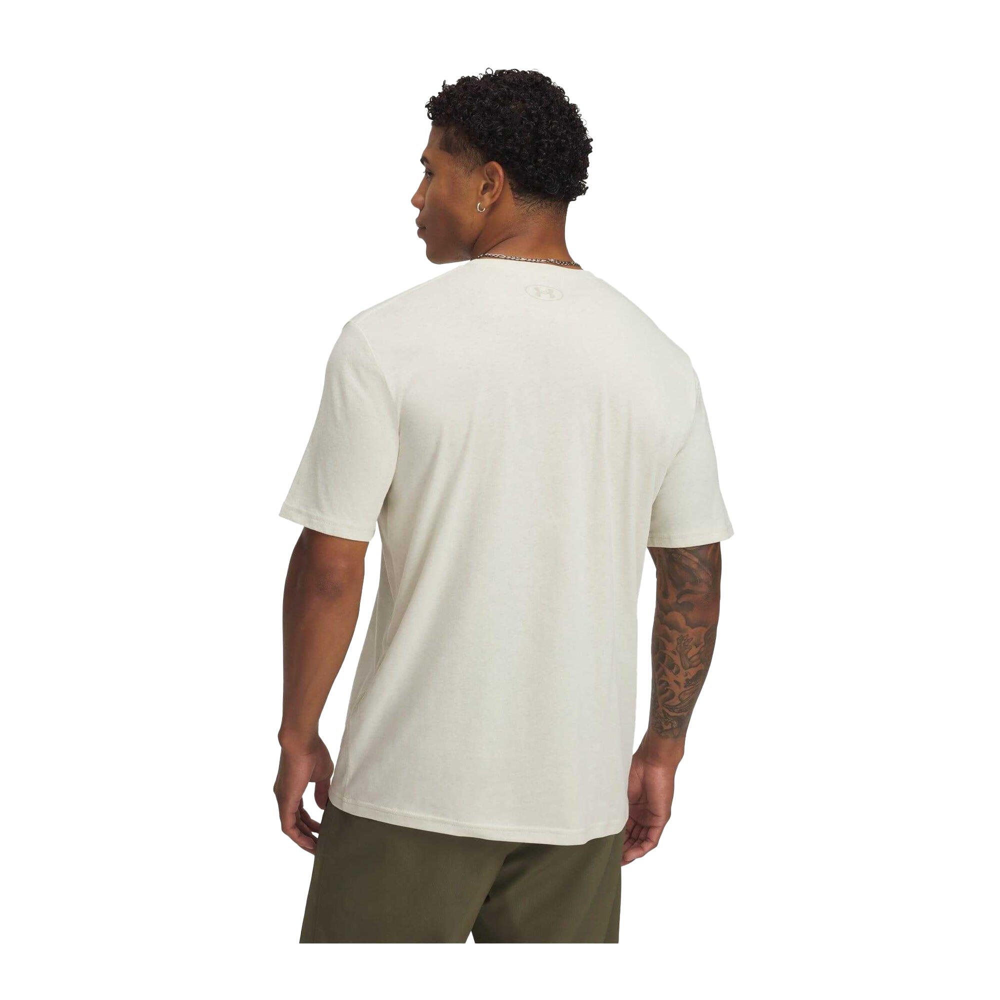 Mens Lockup Chest Logo ShortSleeved TShirt (Brown) UNDER ARMOUR | Decathlon