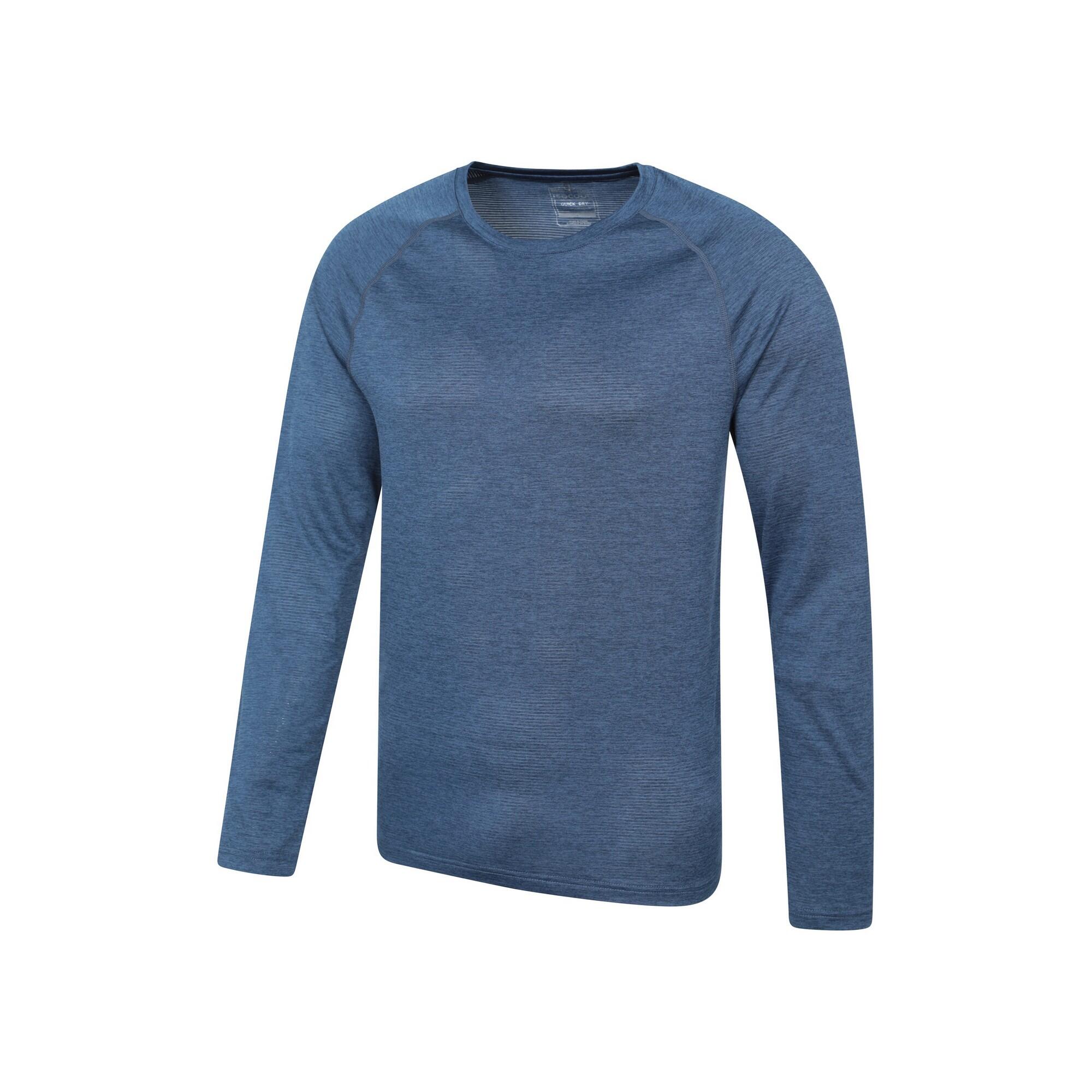 Mens Pulse IsoCool LongSleeved TShirt (Dark Blue) MOUNTAIN WAREHOUSE ...