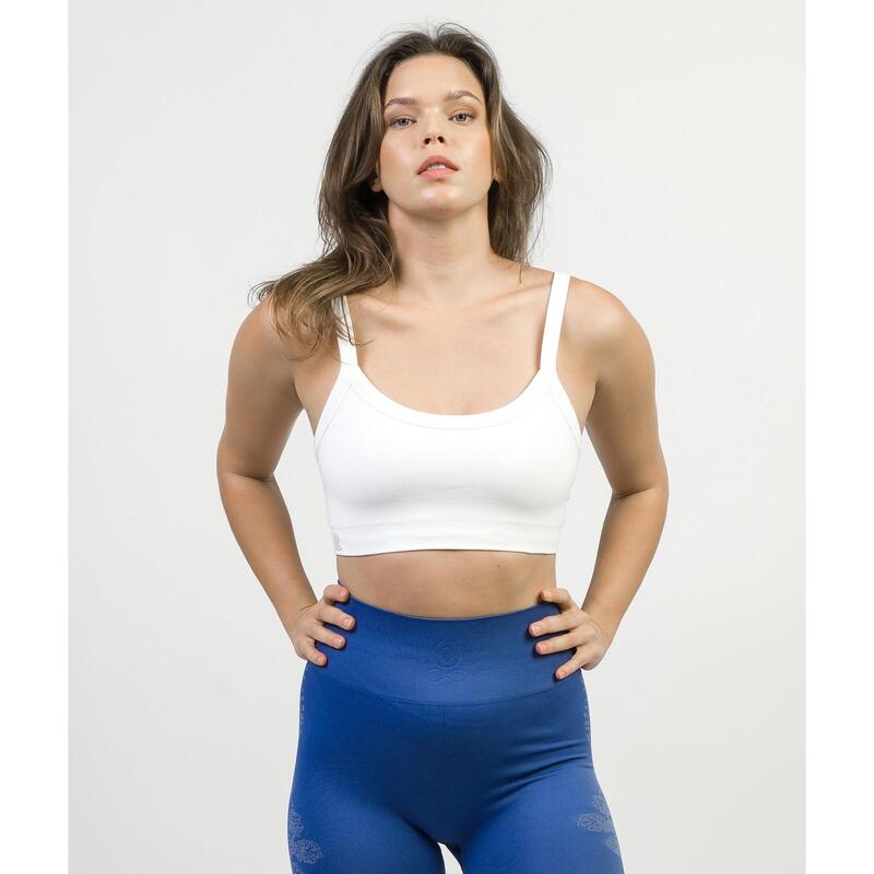 NEW LONI - Brassière en coton YOGA SEARCHER | Decathlon