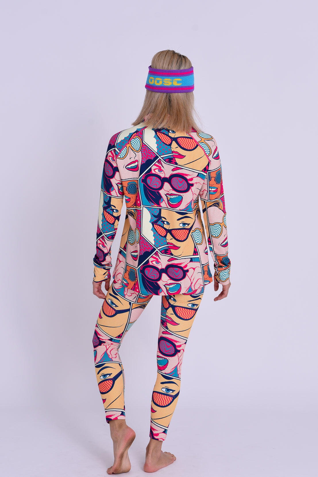 OOSC Clothing Women's Baselayer Leggings - Comic Book Candy | Decathlon