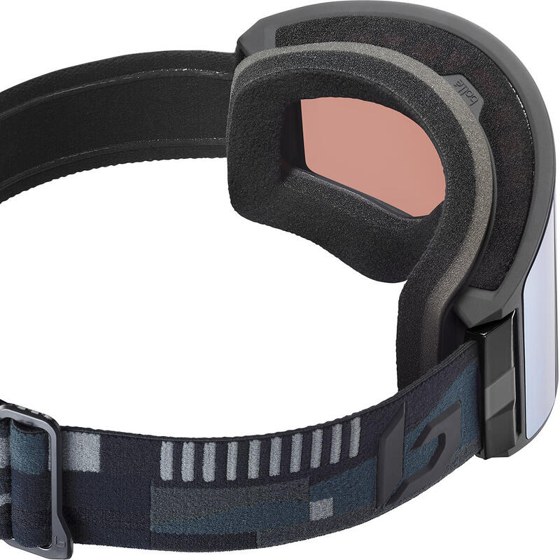 Masque de ski BLACKRIDGE Nocturne Matte - Volt Ice Blue cat 3 BOLLÉ ...