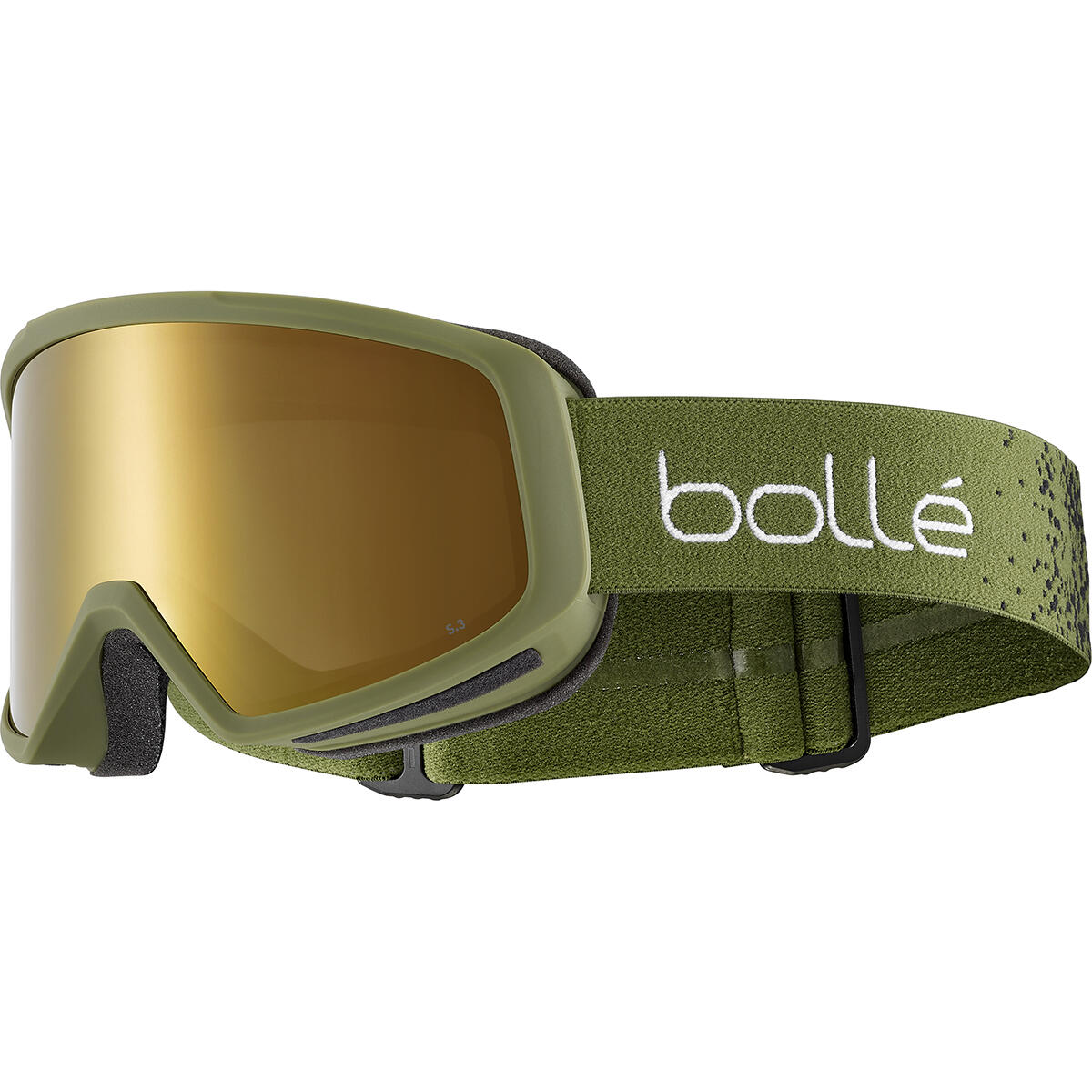 BEDROCK PLUS Unisex Snow Goggles - Matte Lightest Grey/Vermillon Gun ...