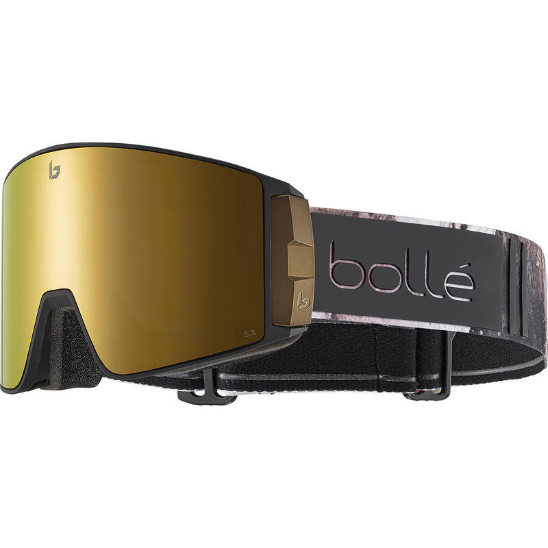Masque de ski BLACKRIDGE Brushstroke matte - Gold cat 3 BOLLÉ | Decathlon