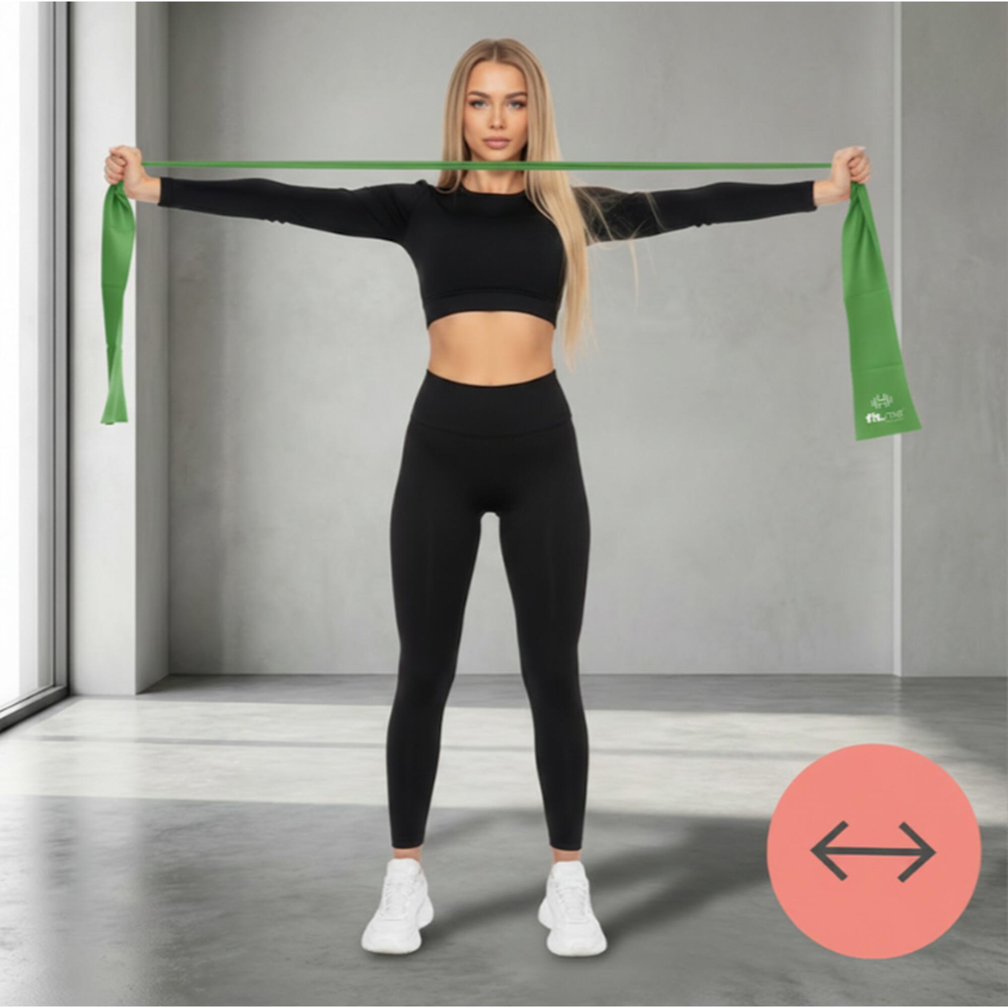 Guma Do Ćwiczeń Taśma Rehabilitacyjna Fit.me 150cm x 15cm FIT.ME ...